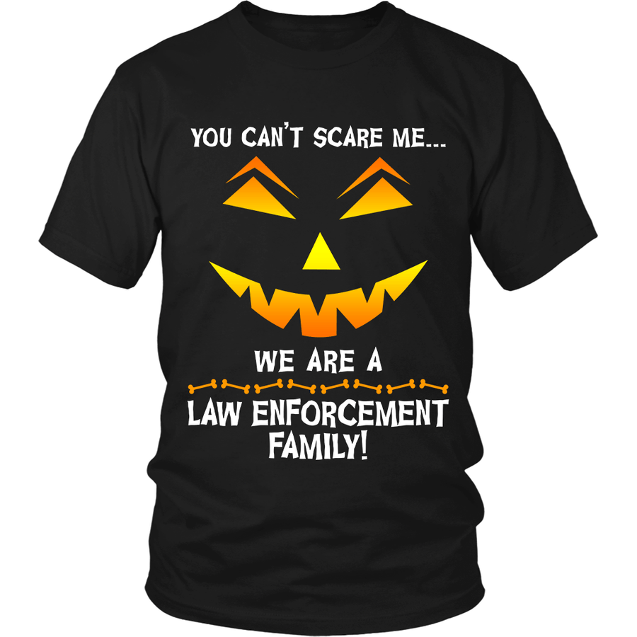 We Are a Law Enforcement Family Halloween Shirt | Heroic Defender