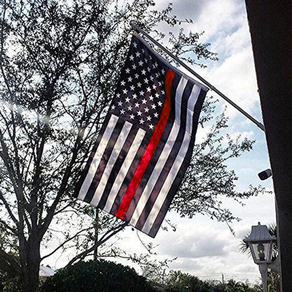 Thin Red Line Firefighter Flag | Heroic Defender